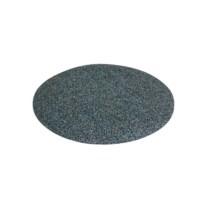 Hübsch Muted Stolehynde Rund Mørkegrå | Køb den hos DesignMe