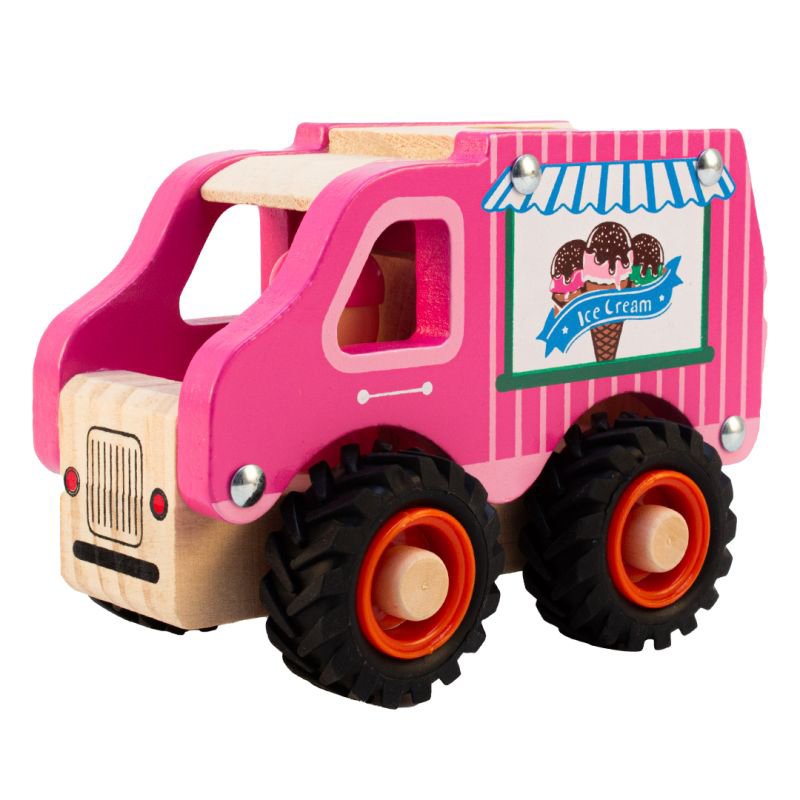 Magni Isbil i Træ m/ Gummihjul | Køb den nu hos DesignMe